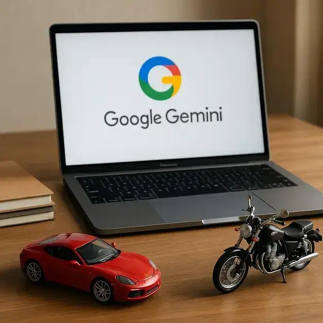 Descubra Como Criar Miniaturas Incríveis de Carro e Moto Usando o Google Gemini